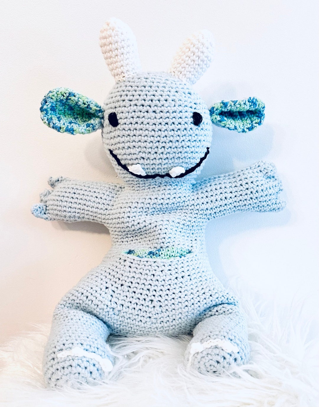 Hand Made Soft Toys Cute Soft Toys Knitted and Crocheted - Etsy