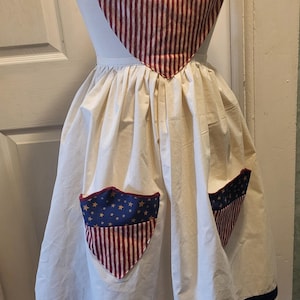 Apron Patriotic 1860s Costume Attire Accessory Mid 19th Century ...