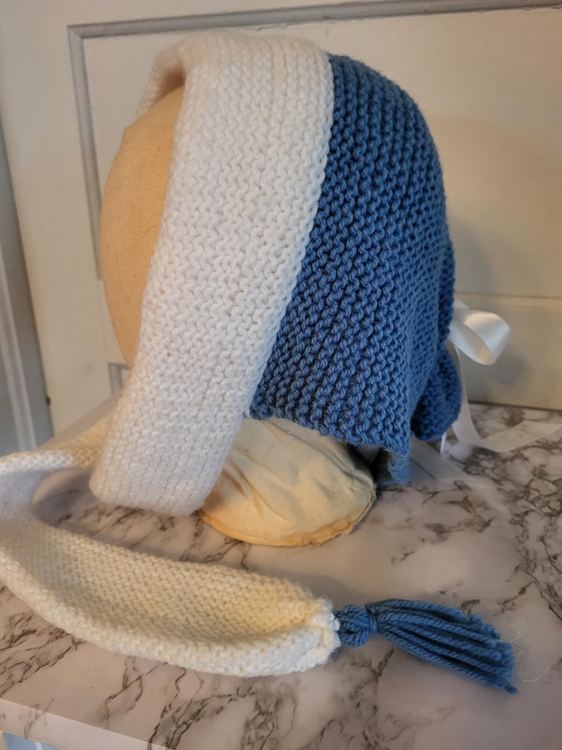 Knit Pattern Knitted Hood Civil War 1850s 1860s Pattern 19th Century ...