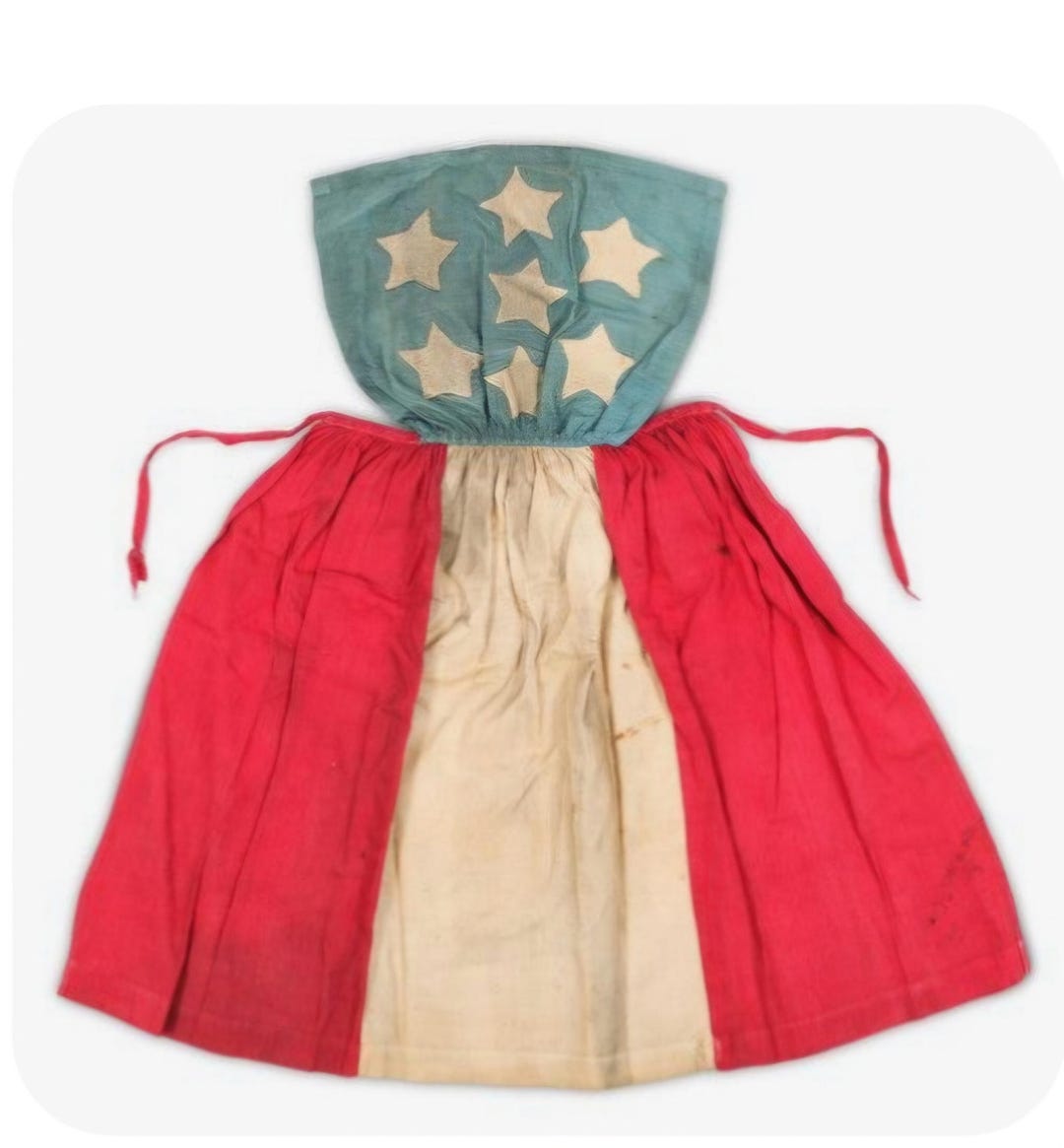 Apron Confederate 1860s Costume Attire Accessory Mid 19th Century ...