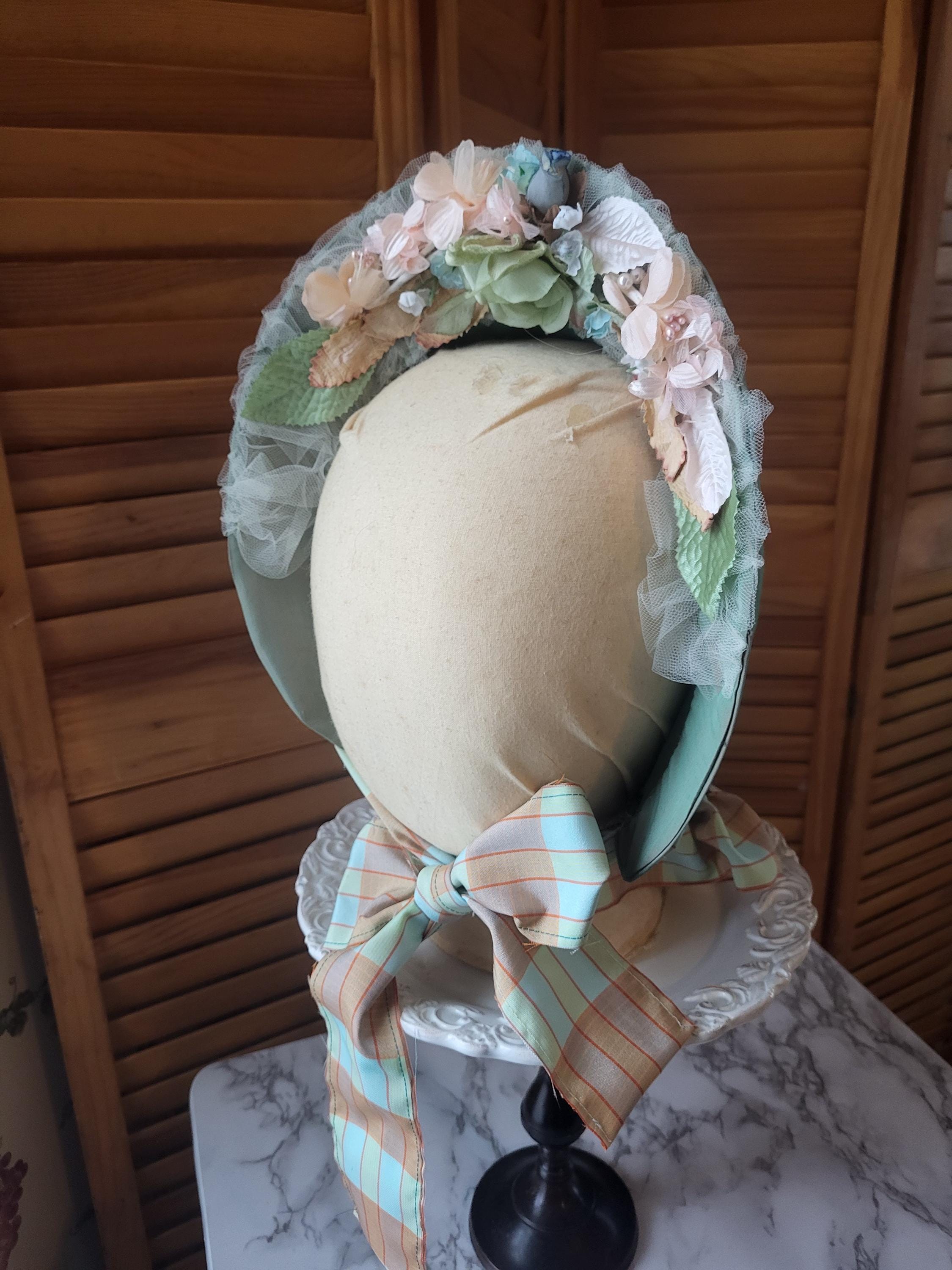 Bonnet Civil War 1850s 1860s Victorian Headwear - Etsy