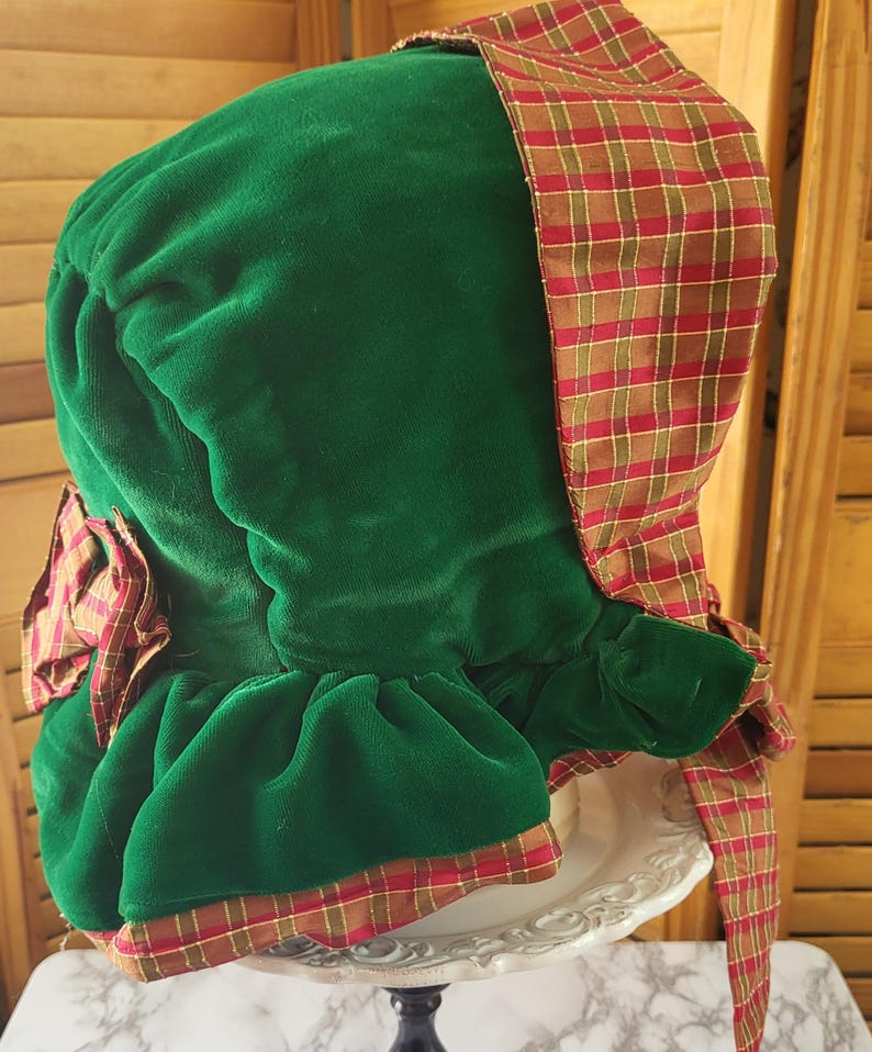 Hood Muff Set Civil War Victorian Bonnet Accessory 19 Century Costume ...