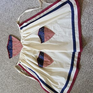 Apron Patriotic 1860s Costume Attire Accessory Mid 19th Century ...