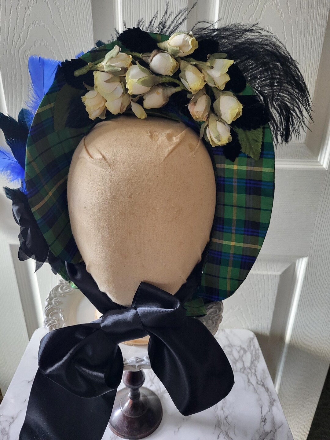Bonnet Civil War 1850s 1860s Victorian Headwear - Etsy