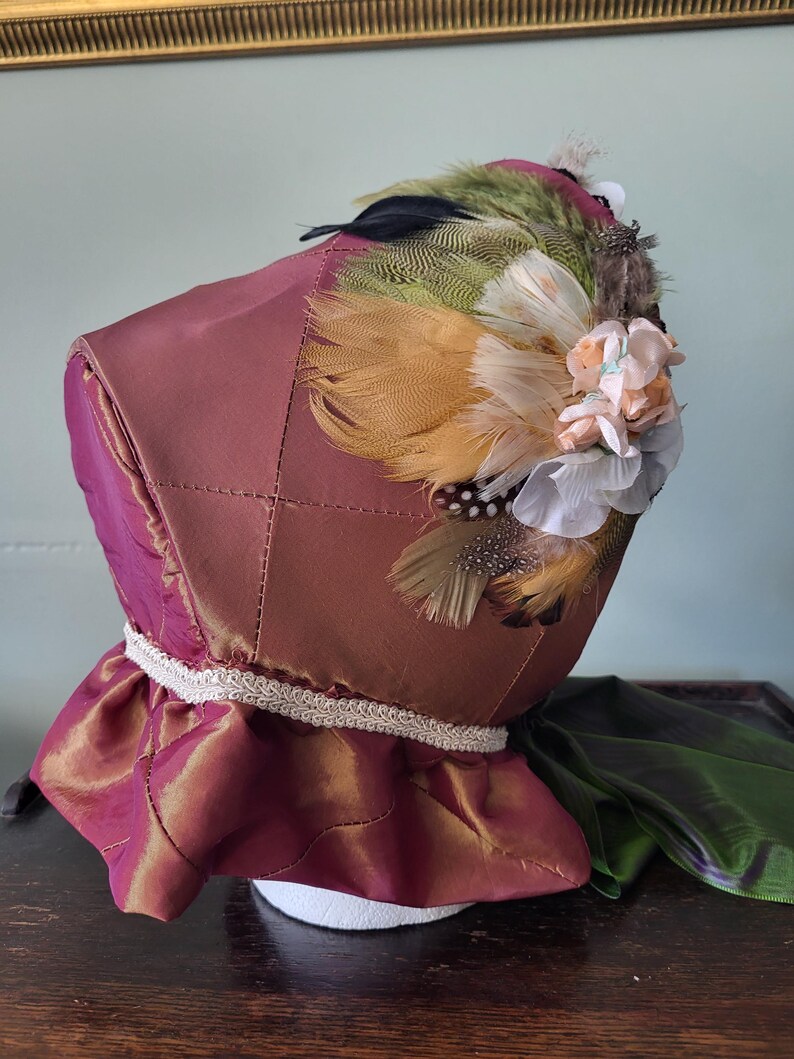 Bonnet Civil War 1850s 1860s Victorian Headwear - Etsy
