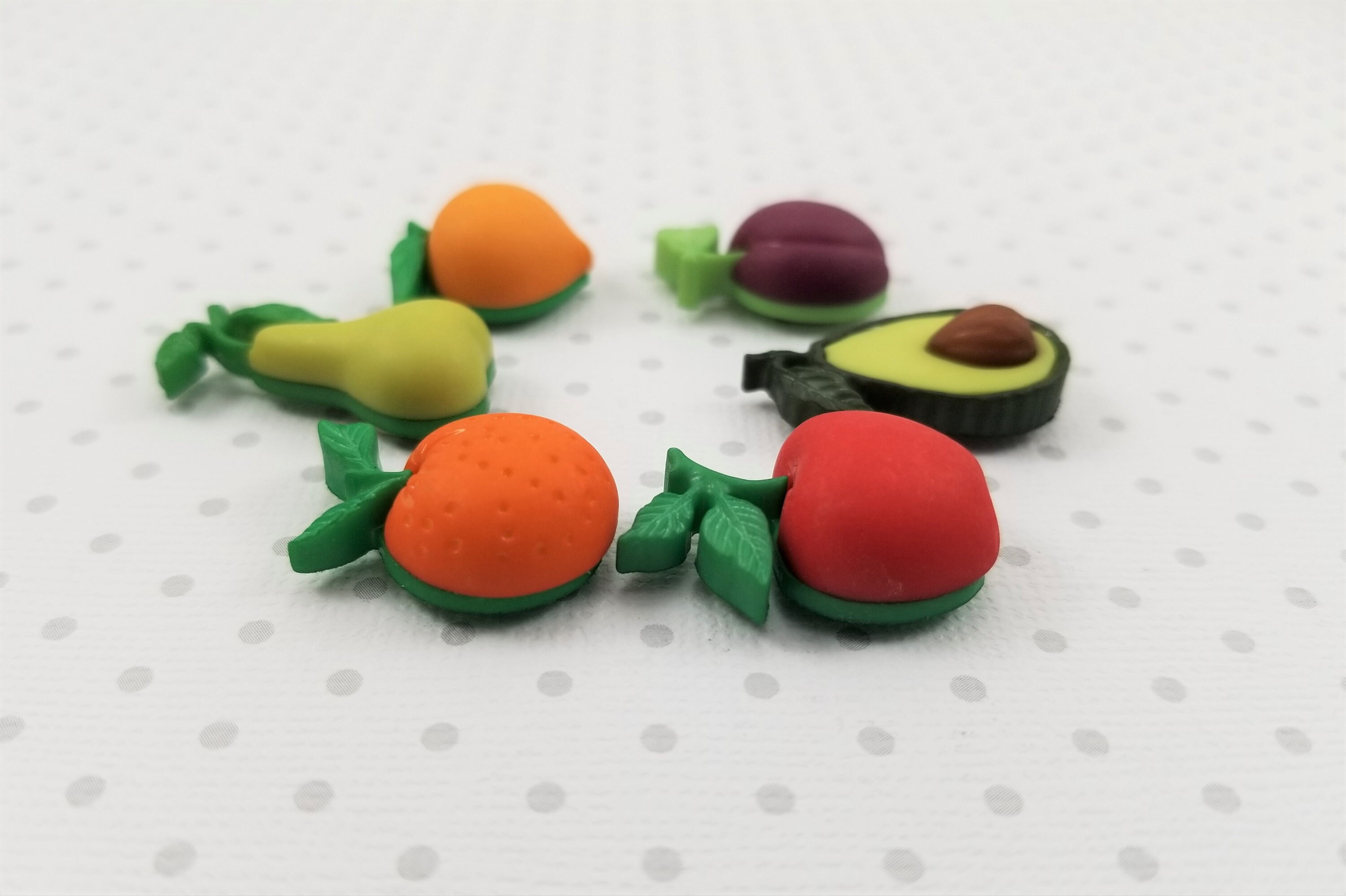 SUPER STRONG Fresh Fruit Magnets Set of 6 Eat Your Fruits - Etsy