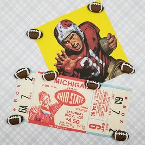 SUPER STRONG! Decorative Football Magnets, Set of 8, Neodymium Magnets ...