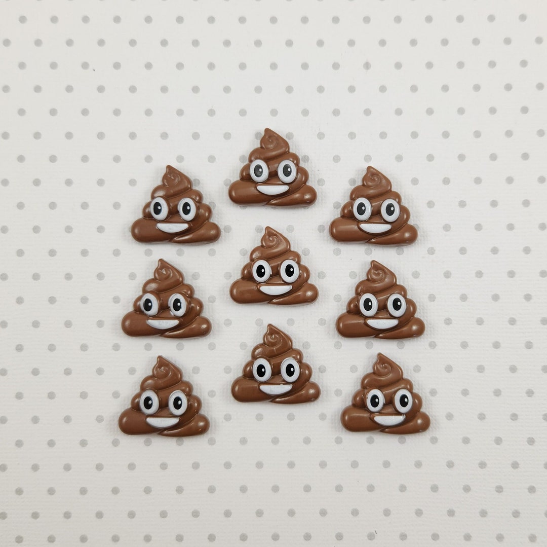 SUPER STRONG! Poop Emoji Decorative Magnets, Set of 9, Poo Magnets ...