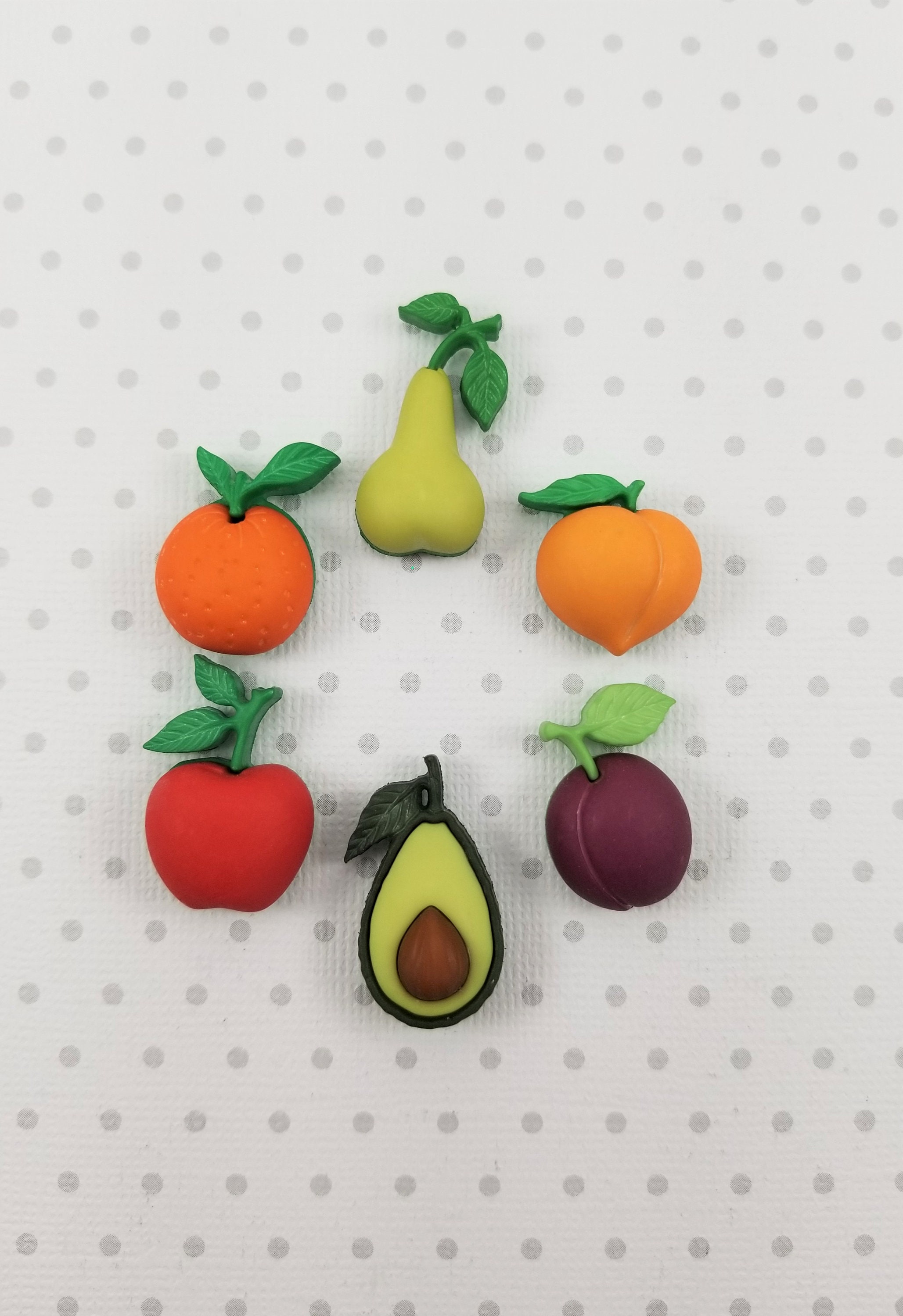 SUPER STRONG Fresh Fruit Magnets Set of 6 Eat Your Fruits - Etsy
