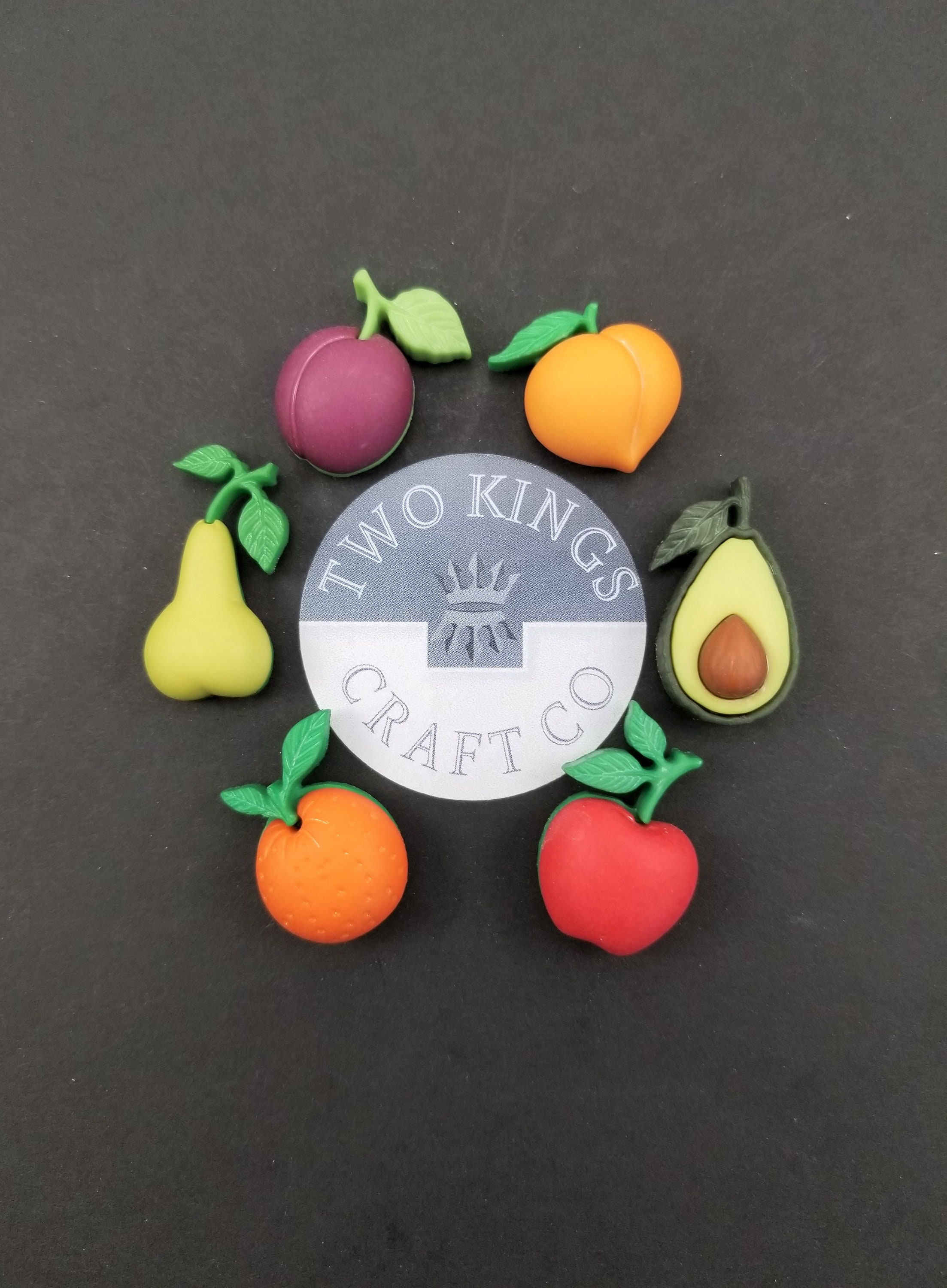 SUPER STRONG Fresh Fruit Magnets Set of 6 Eat Your Fruits - Etsy