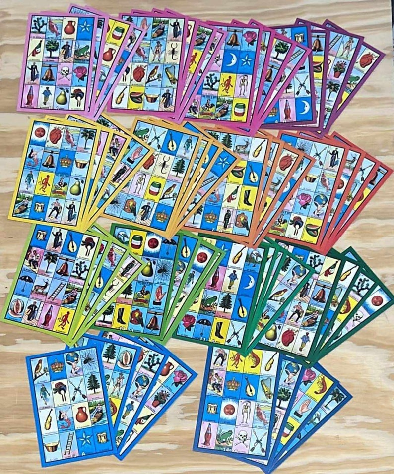 Mexican Loteria Cards Set - Etsy