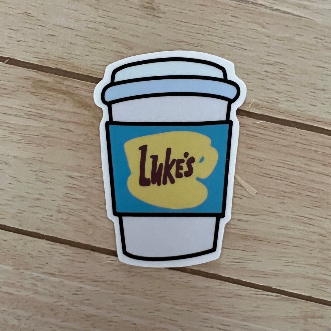 Luke's Diner Sticker Gilmore Girls Sticker Bookish Sticker Luke's Diner ...