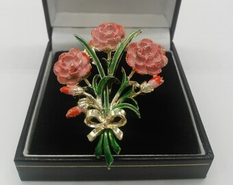 Carnation Brooch - Etsy