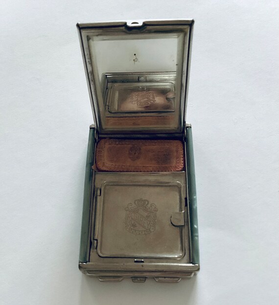 Vintage Girey Compact Large American Crest Celluloid … - Gem