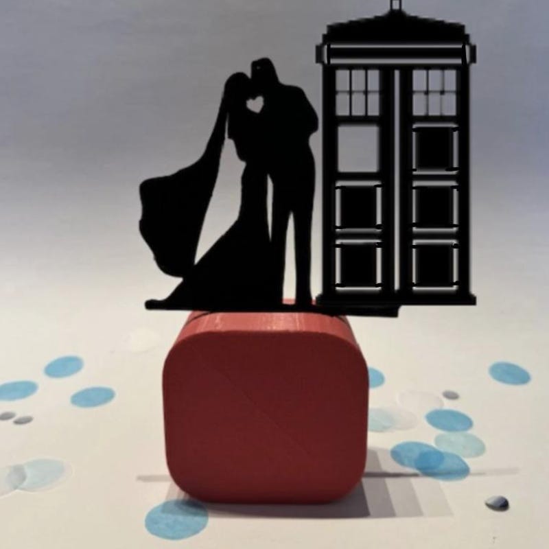 Tardis Cake Topper - Etsy