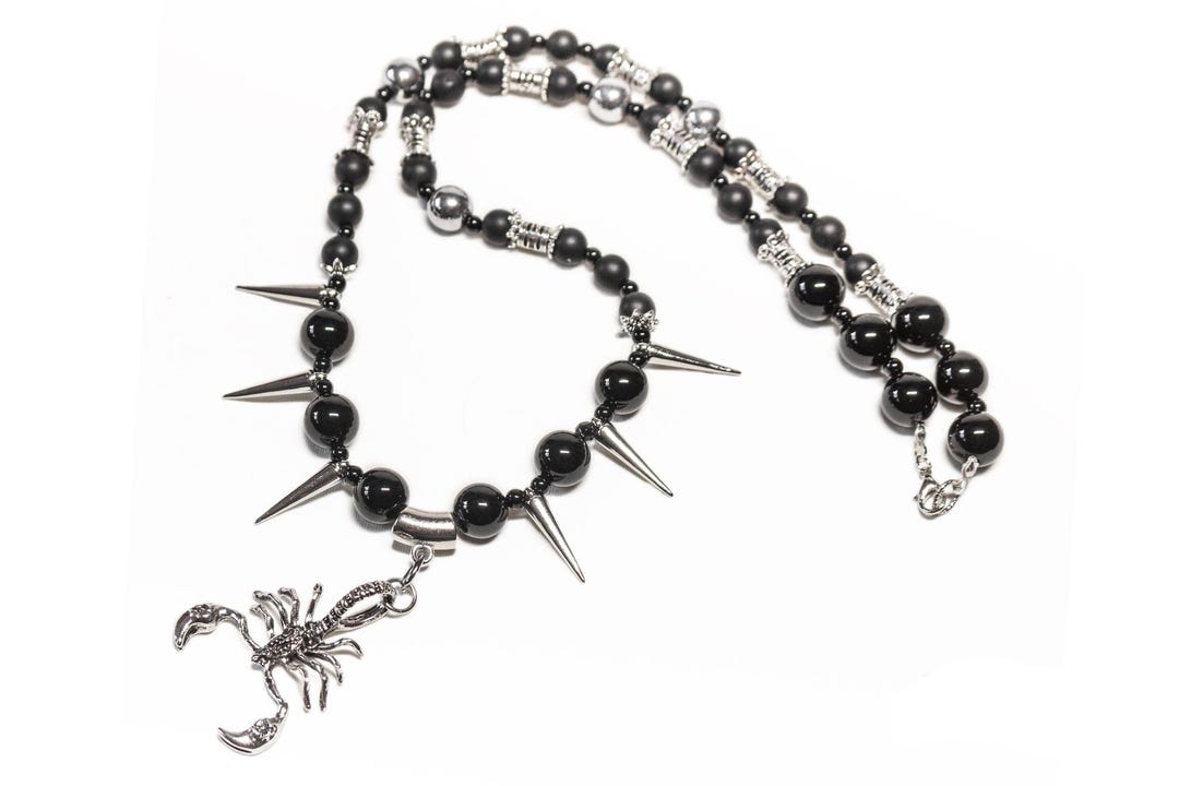 Gothic Scorpion Necklace – 3D Scorpion Made of Stainless Steel With ...