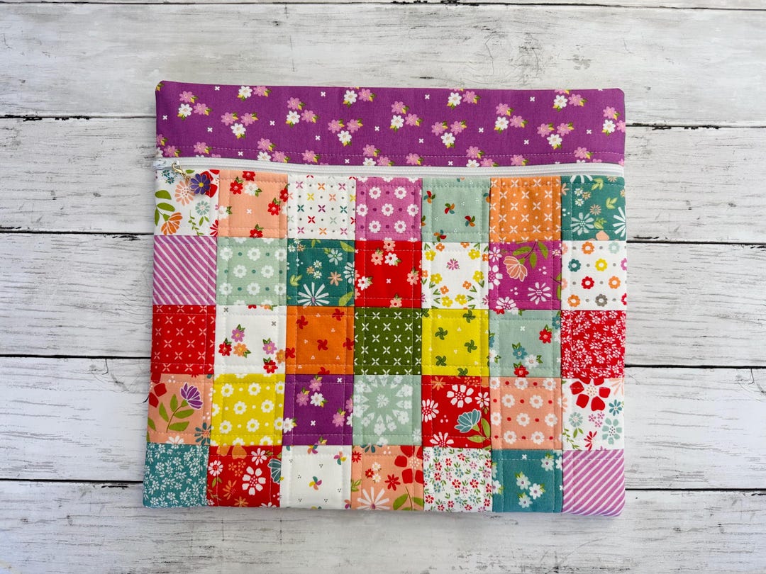 Laguna Sunrise Patchwork Project Bag - Etsy