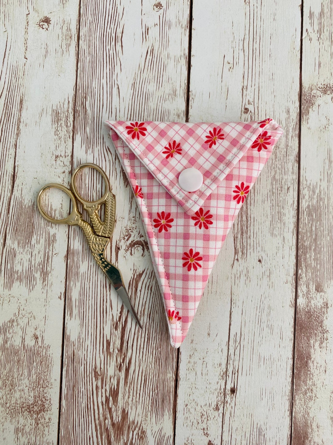 Pink Daisy Scissor Caddy/ Scissor Holder - Etsy