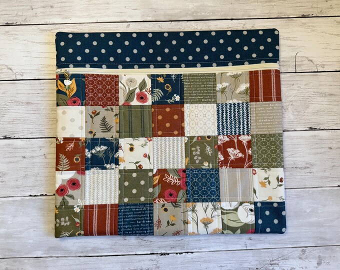 Flower Pot Patchwork Project Bag - Etsy