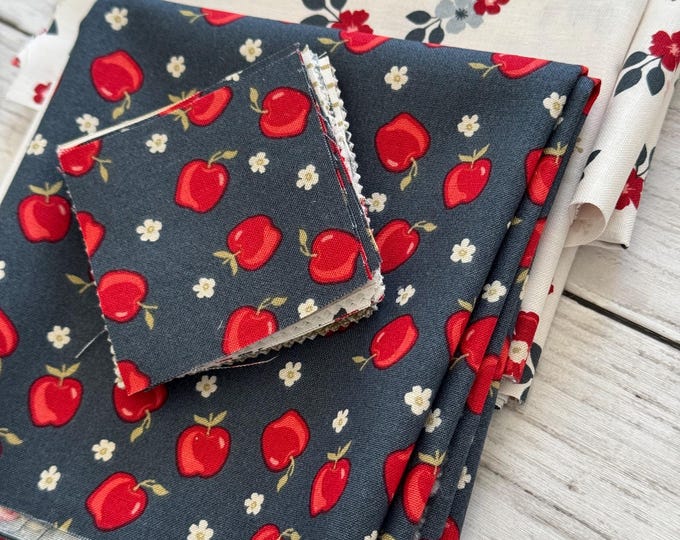 Vintage Charm Scrappy Fabric Bundle - Etsy