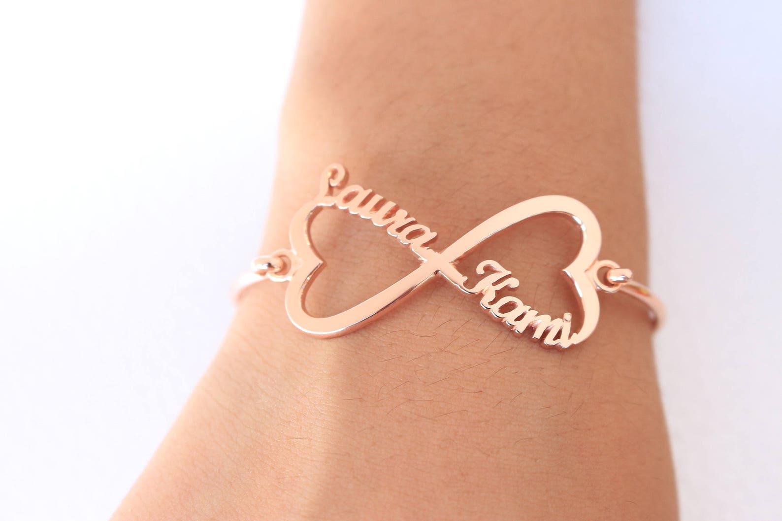 Infinity Name Bracelet Silver Infinity Bracelet - Etsy