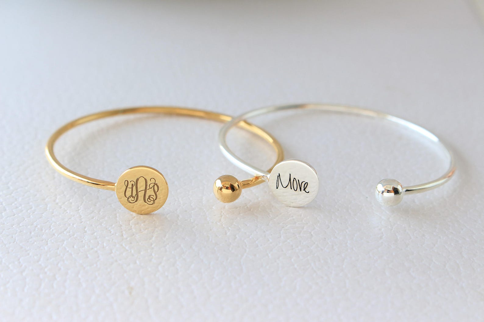 Adjustable Monogram Bangle - Custom Signature Bangle- Engraved Name ...