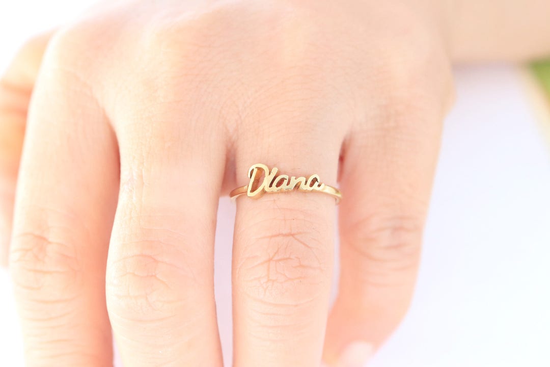 Personalized Name Ring - Keepsake Jewelry in Sterling Silver ...