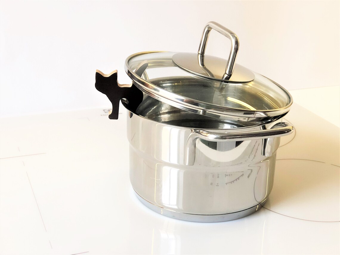 Kitchen Decor Pot Lid Lifter Steam Vent Prop Lid Holder Pot Lid Lift ...