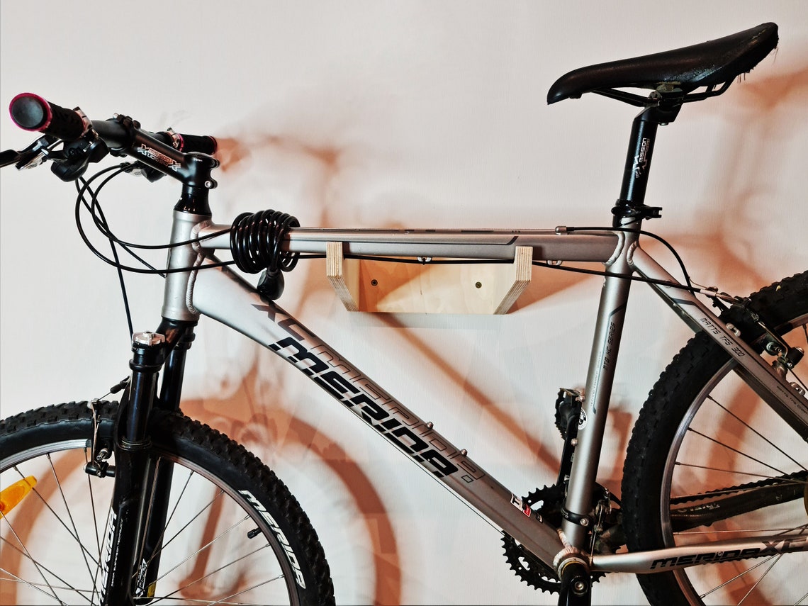 Wood Bike Rack Bicycle Rack Bike Shelf Wall Mount Bike Storage | Etsy