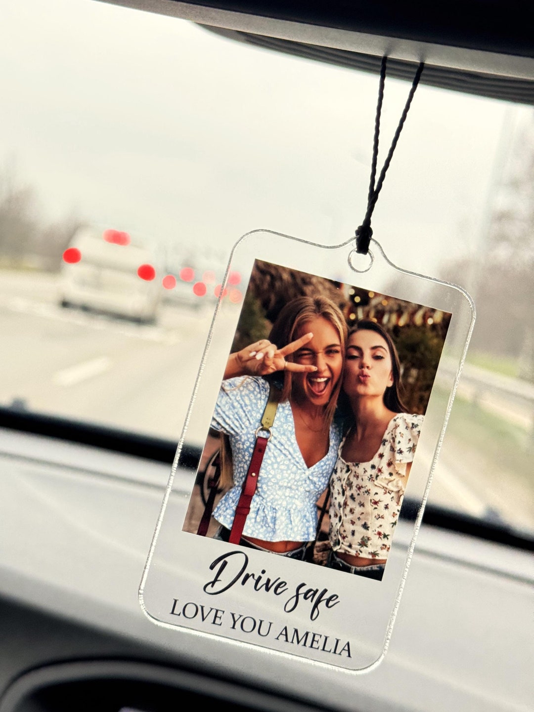 Personalized Photo Car Ornament Custom Gift Drive Safe Gifts for Him ...