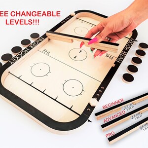Finger Hockey Puck Game Puck Board Game Family Board Games Fast Sling ...