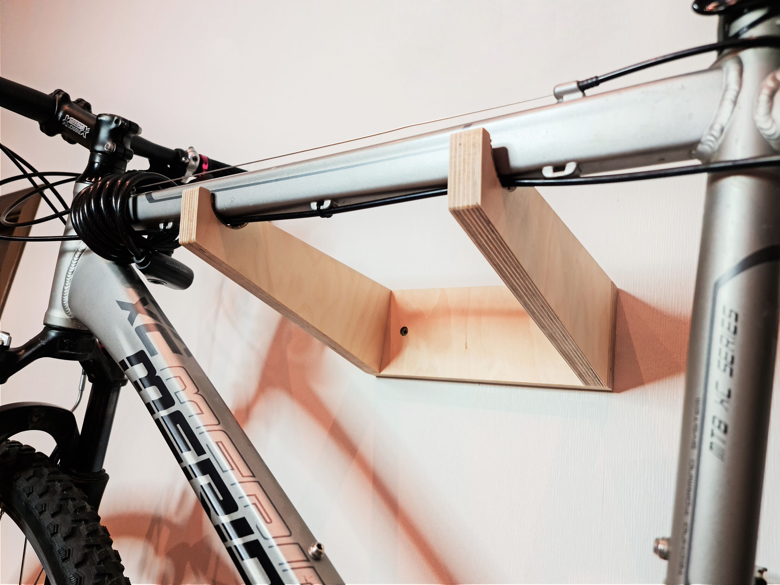 Wood Bike Rack Bicycle Rack Bike Shelf Wall Mount Bike Storage - Etsy