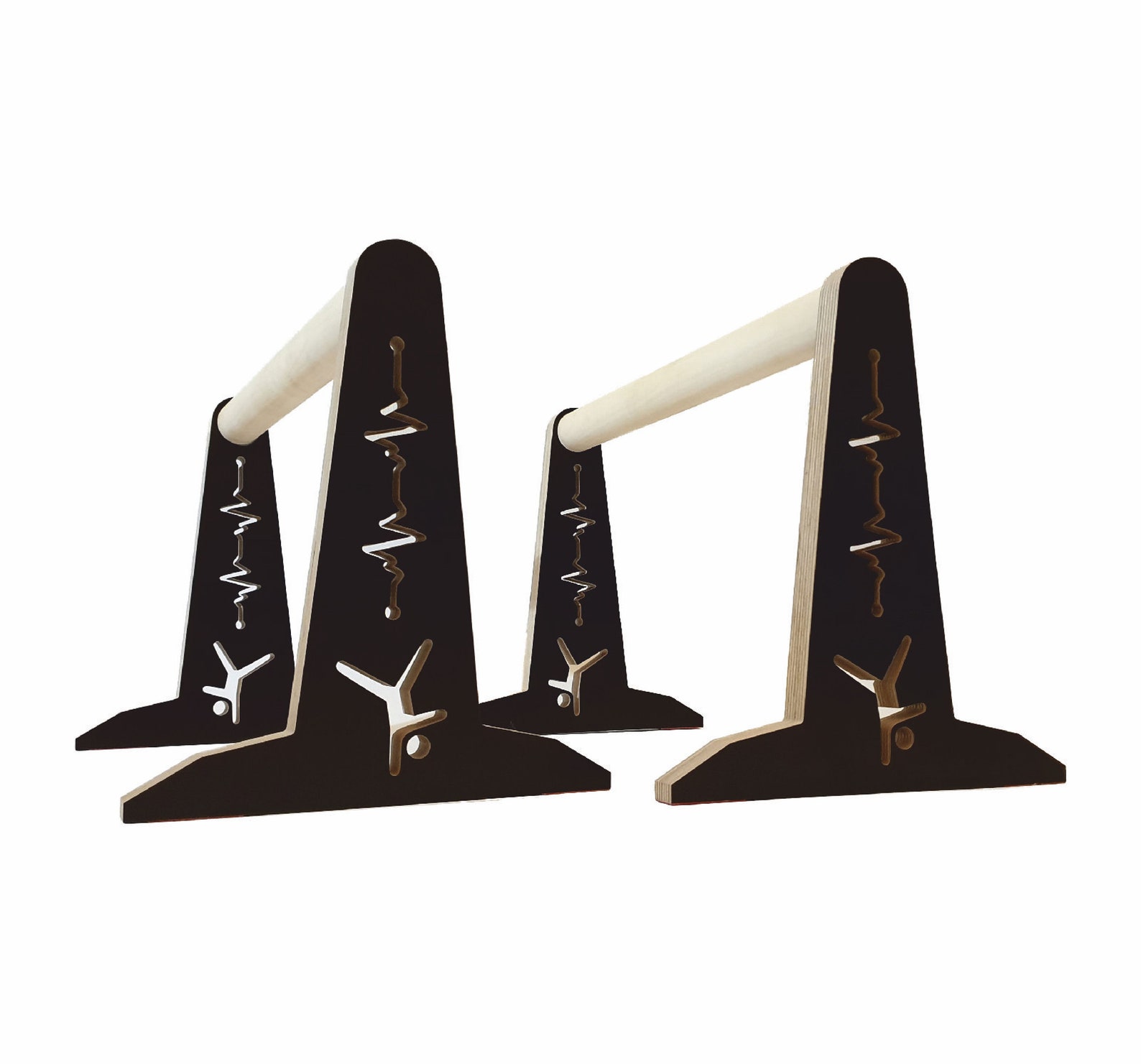 Wooden Parallettes Handstand Calisthenics GYM Fitness - Etsy