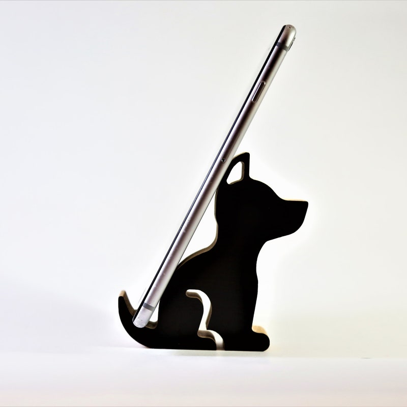Wooden Animal Phone Stand - Etsy UK