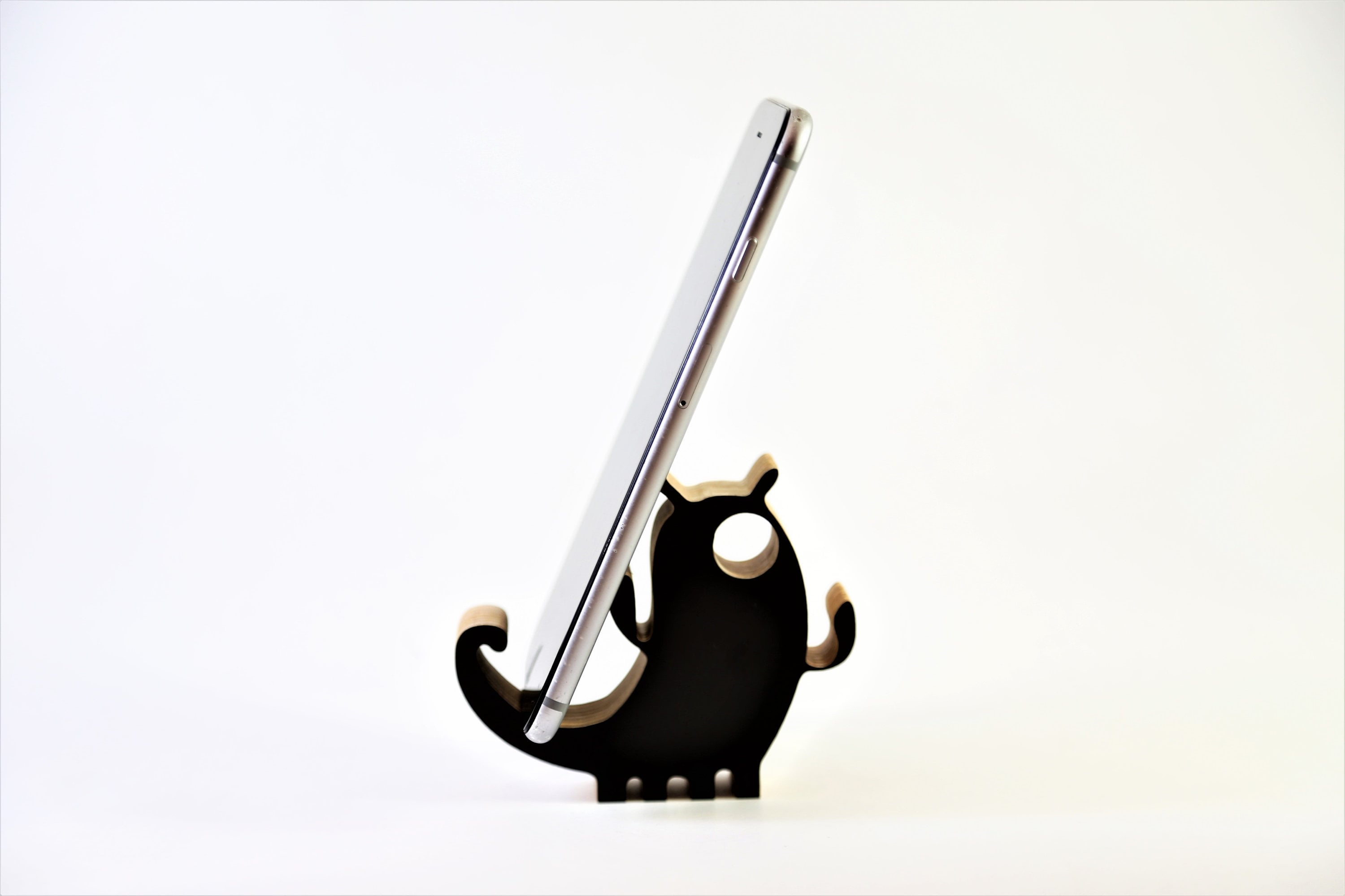 Funny Monster Mobile Phone Holder Cell Phone Stand Wooden - Etsy