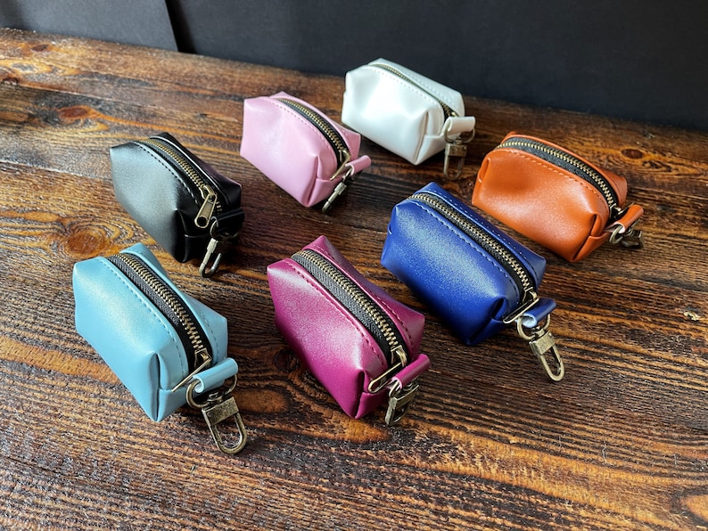 Personalized Poop Bag Leather Dog Poop Bag Holder Dog Waste Bag ...