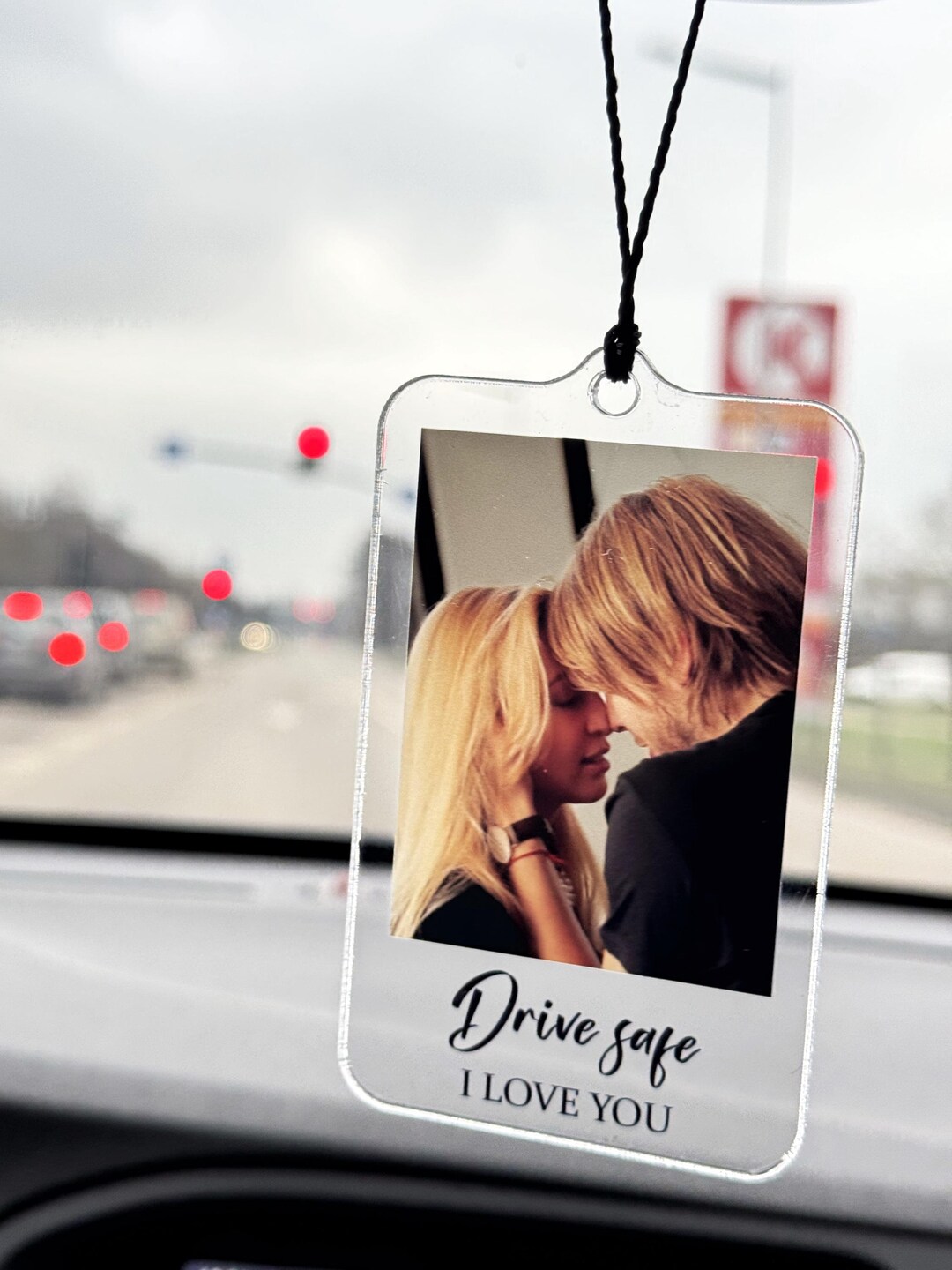 Personalized Photo Car Ornament Custom Gift Drive Safe Gifts for Him ...