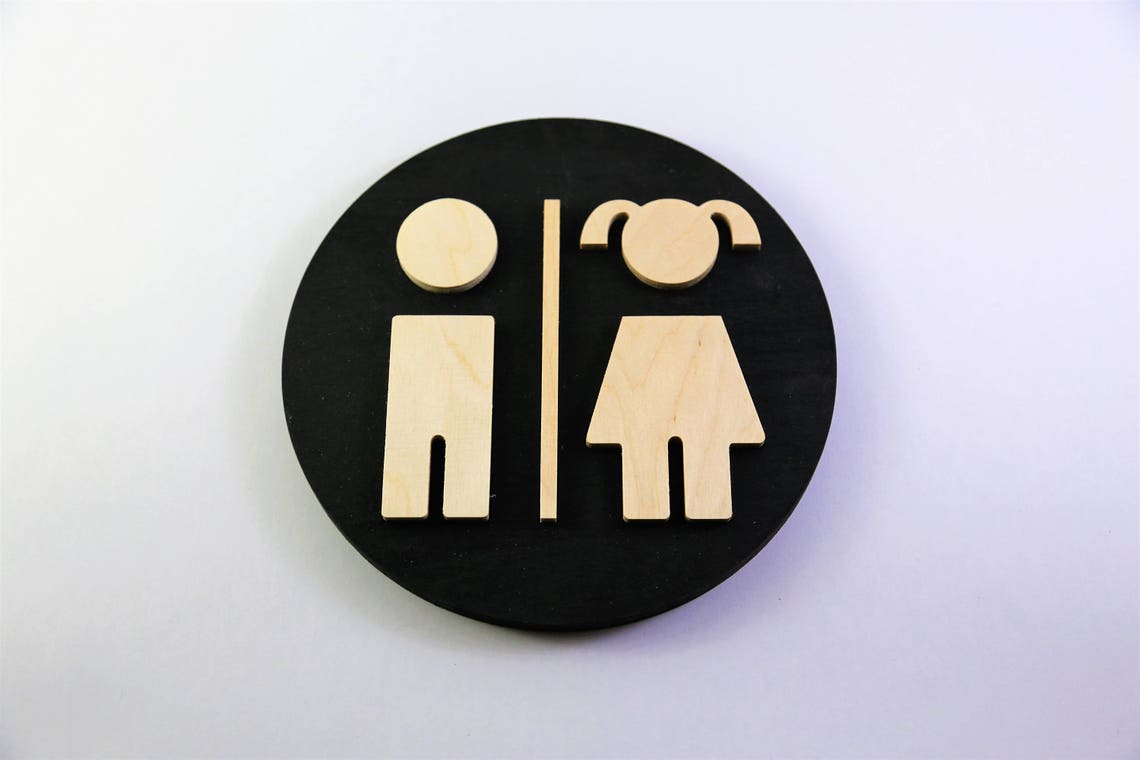 Toilette Zeichen Wc Zeichen Badezimmer Zeichen WC Zeichen - Etsy.de