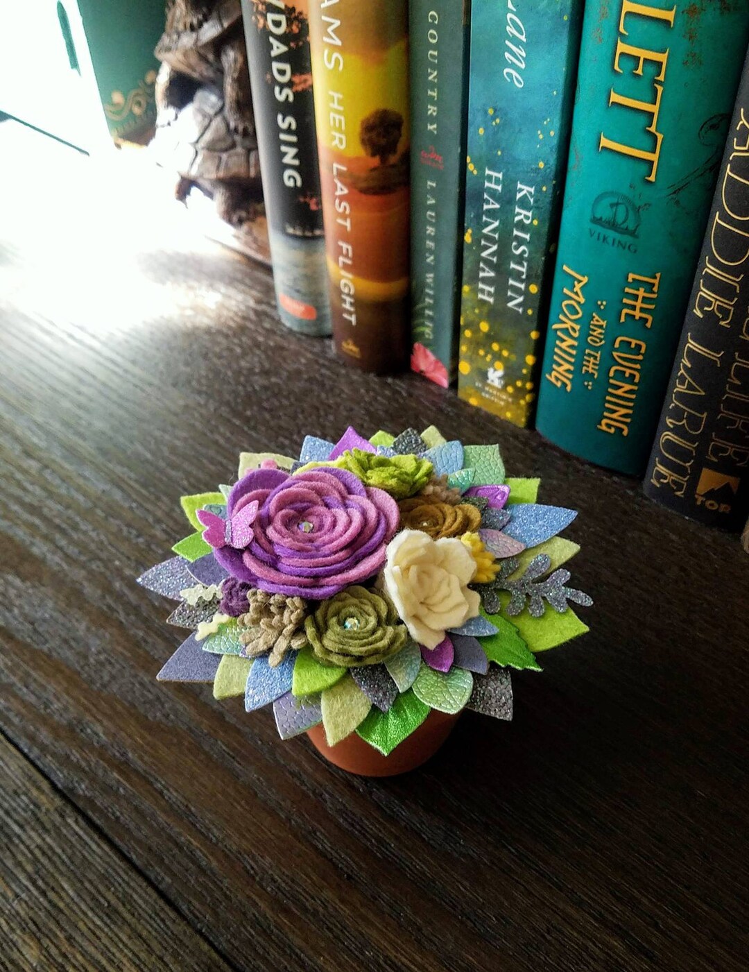 Potted Felt Plants Felt Flower Pots Felt Succulents - Etsy Canada