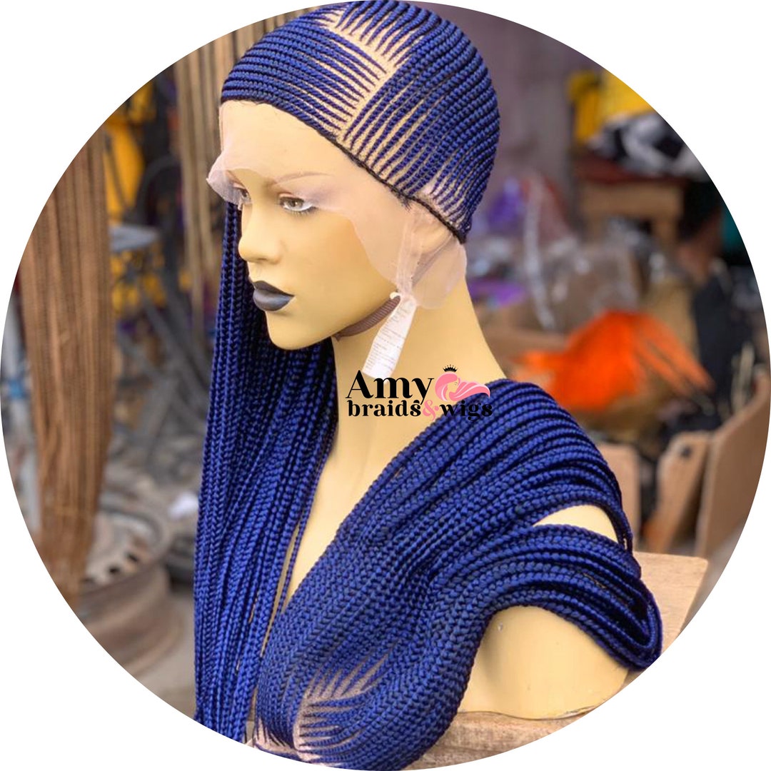 Amy Braids Lemonade Full Lace Braided Wig 30 Inches for Black Women ...