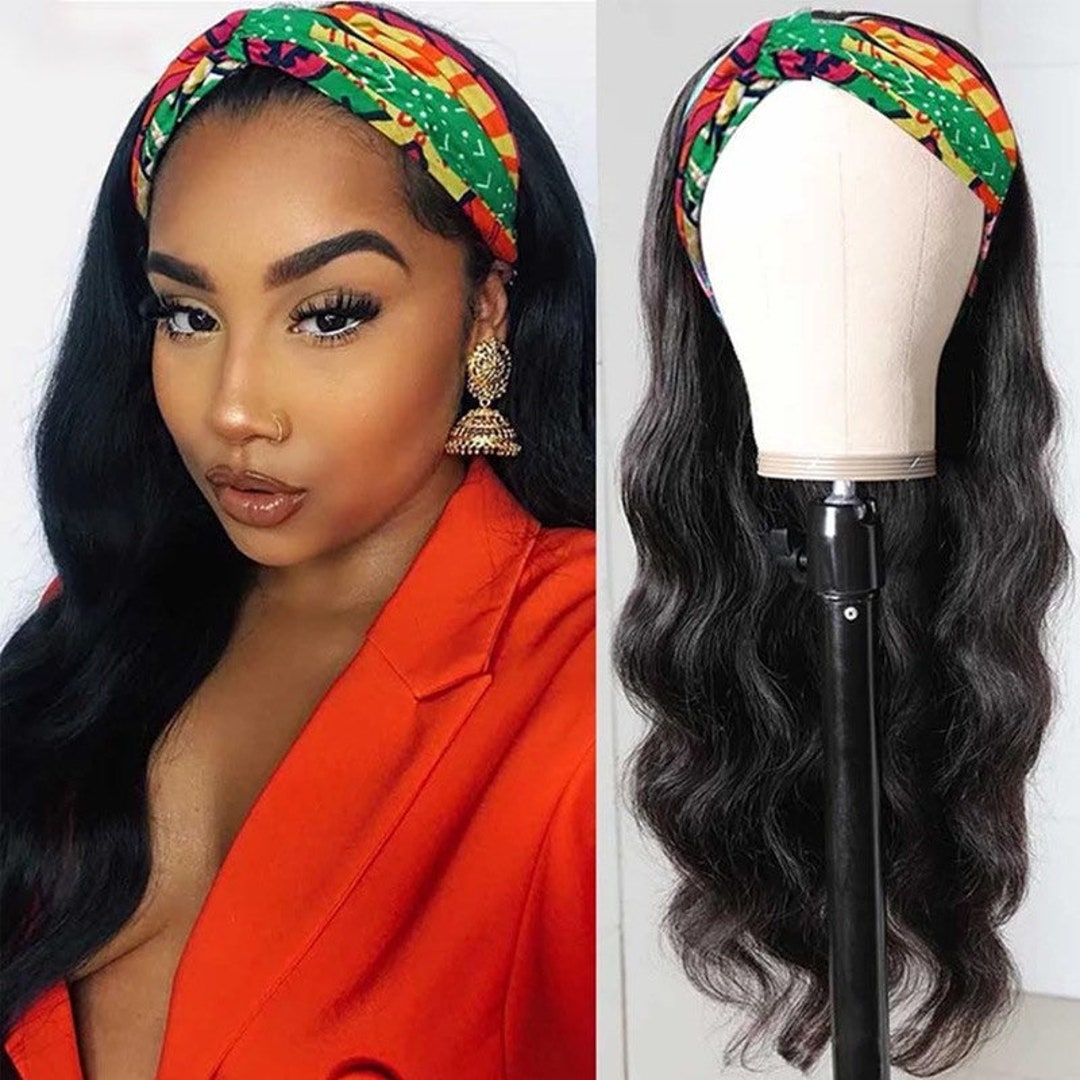 Amy Braids Headband Wigs Human Hair Headbands Wig for Black Women ...