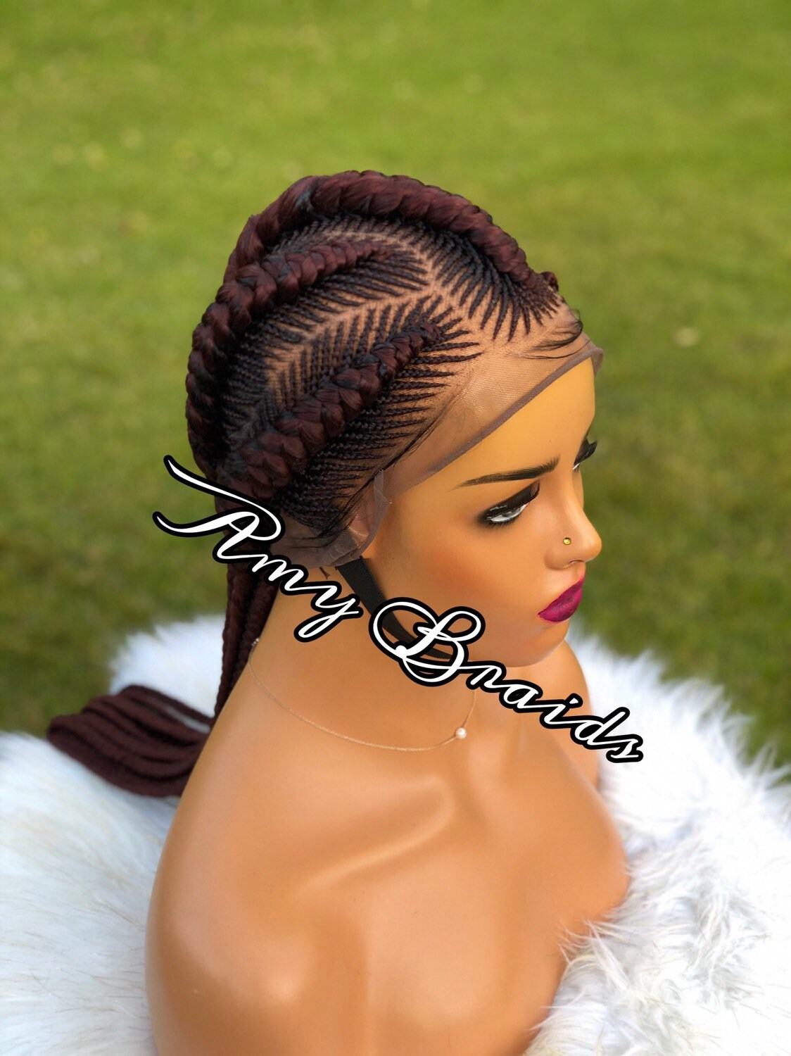 Braided wig | Etsy