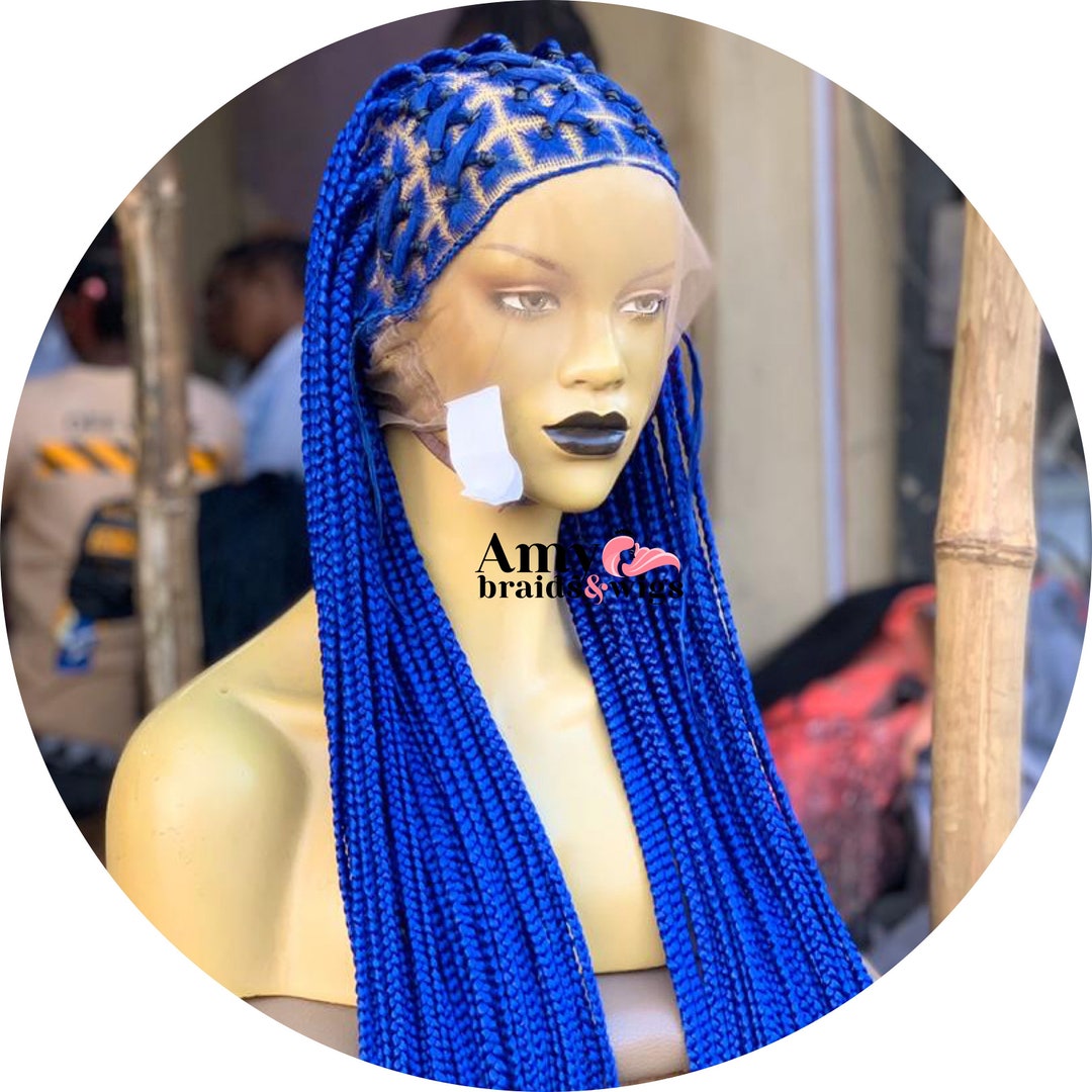 Amy Braids Crisscross Full Lace Braided Wig Box Braids Wig in 26-30 ...