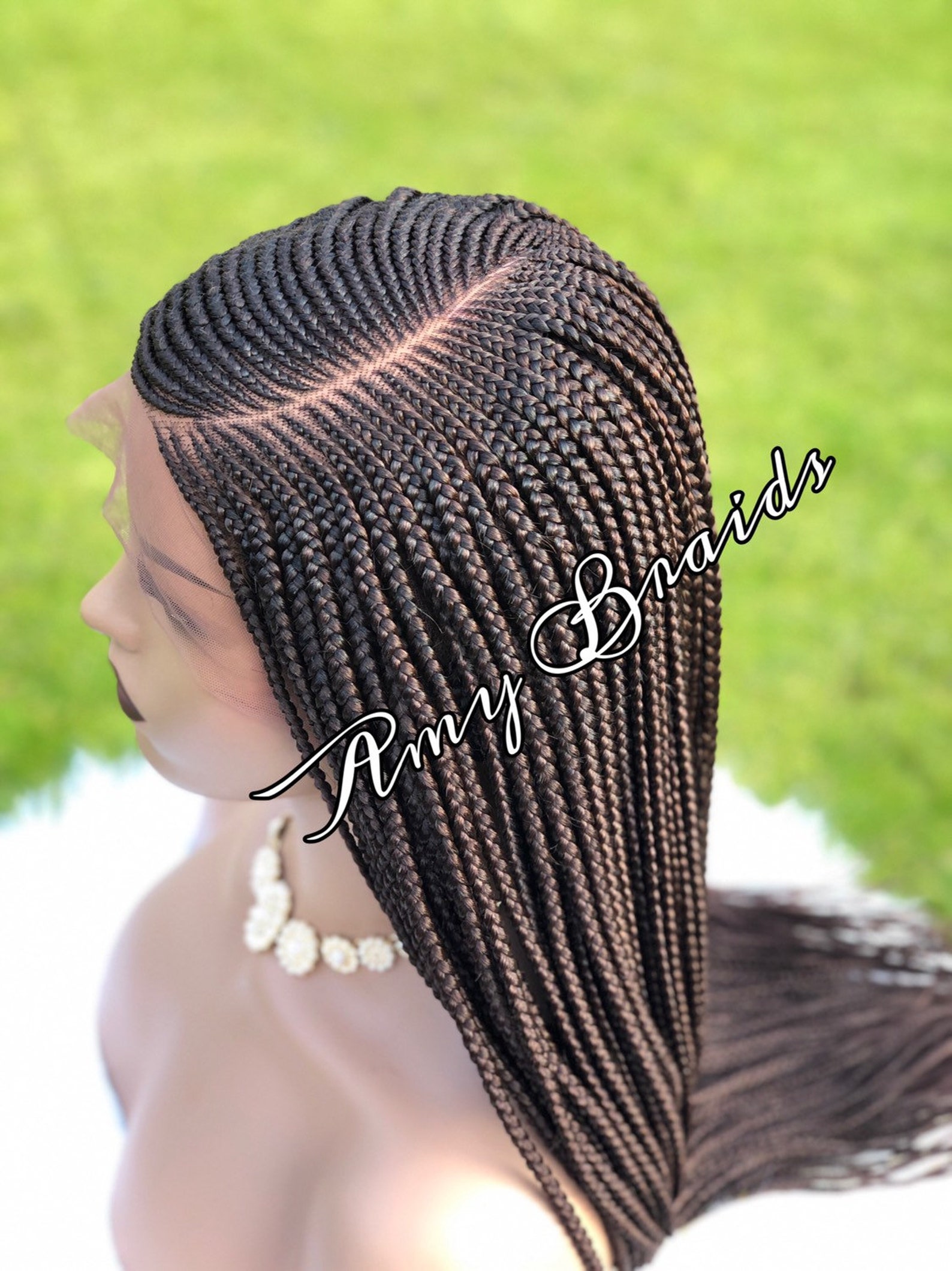Cornrow Braided Wigs c Cut Style - Etsy