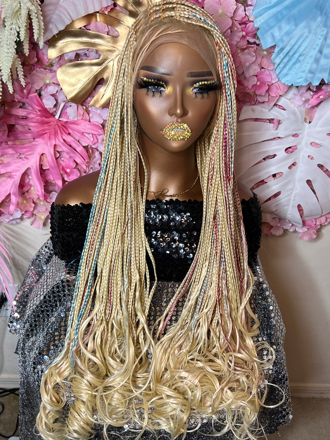 Amy Braids Full HD Lace Knotless Braided Wig Box Braids 30 Inches ...