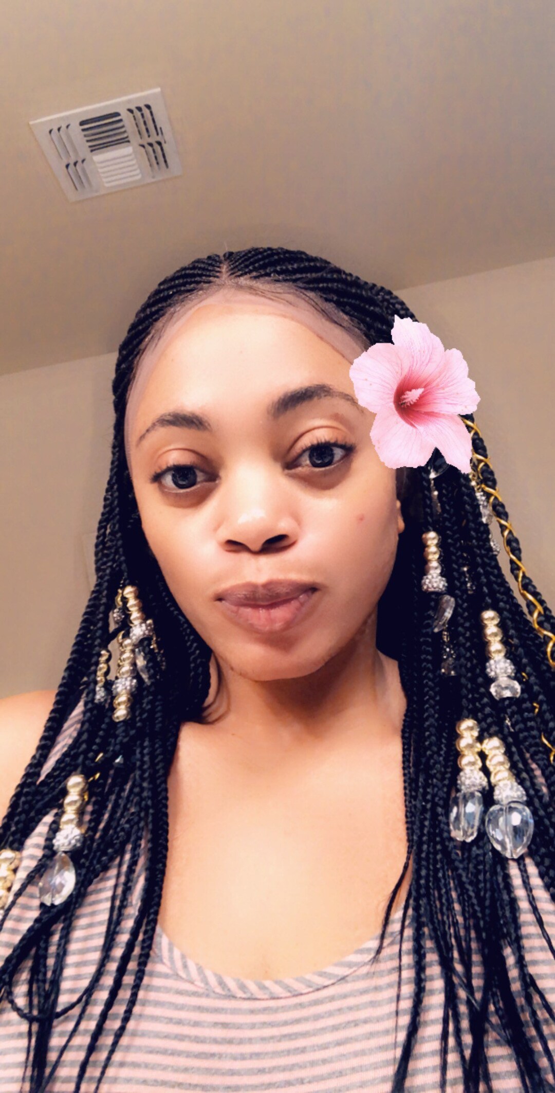 Amy Braids Cardib Inspiration Braided Wig for Black Women, Natural ...