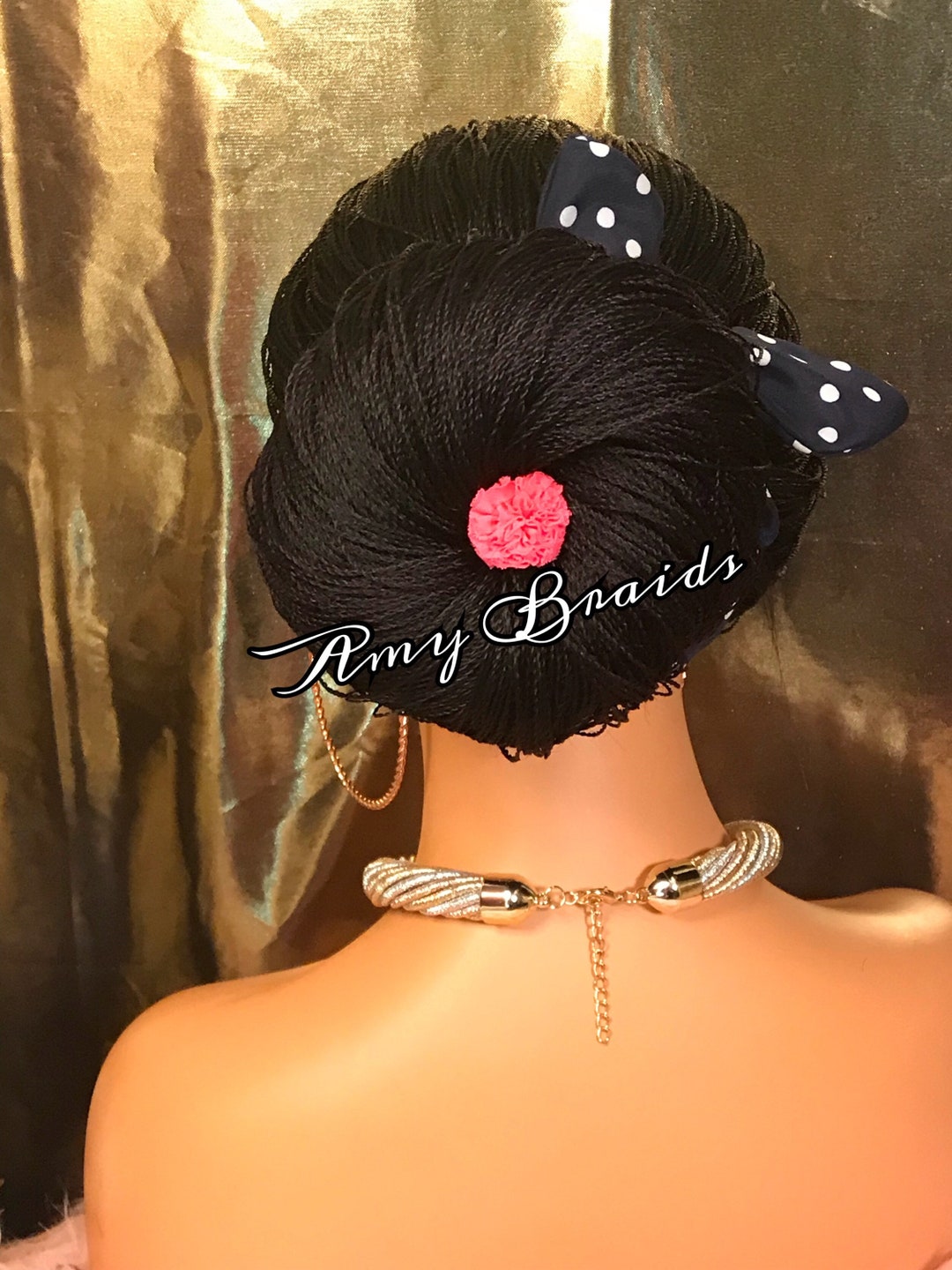 Amy Braids Micro Twist Senegalese 360 Lace Frontal Braided Wig for ...