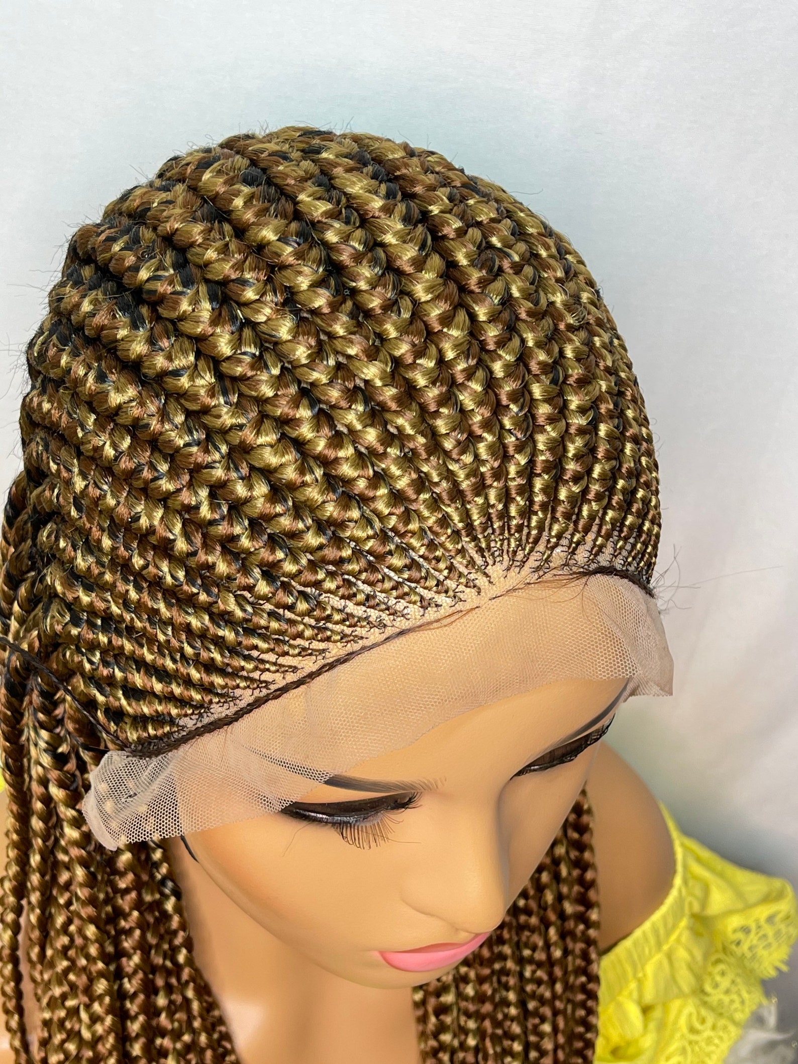 Ready to Ship Cornrow Wig Braided Wigs - Etsy