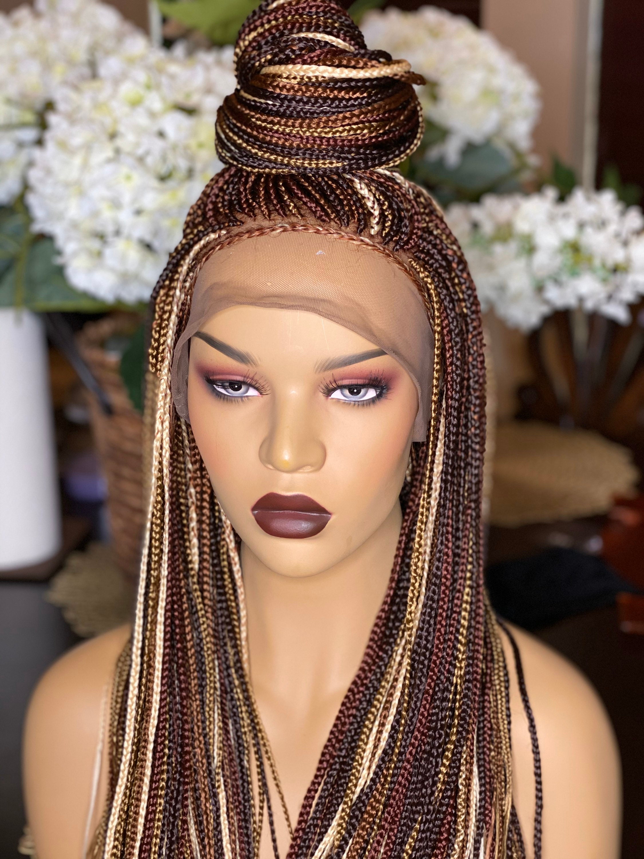 Lace Frontal Micro Box Braids - Etsy