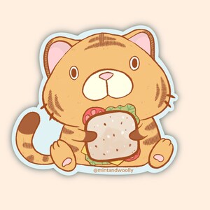 Tiger Cub Vinyl Sticker, Cute Tiger Sticker - Etsy